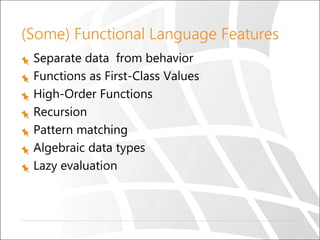 Functional pogramming hl overview | PPT