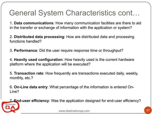 Functional point analysis | PPTX | Computer Software and Applications | Computing