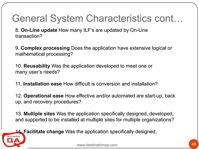 Functional point analysis | PPTX | Computer Software and Applications | Computing