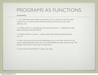 Functional programming | PPT