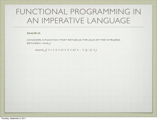 Functional programming | PPT