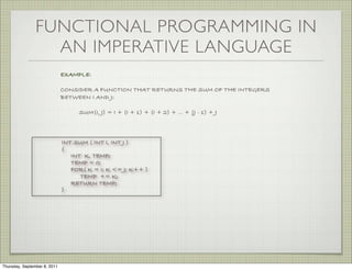 Functional programming | PPT