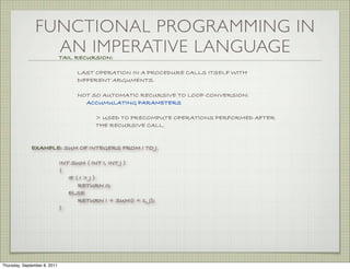 Functional programming | PPT