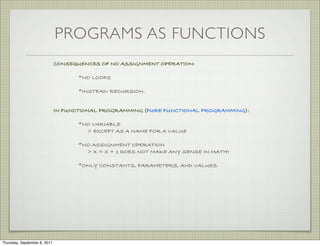 Functional programming | PPT