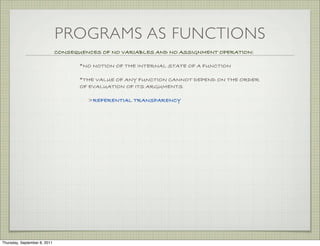 Functional programming | PPT