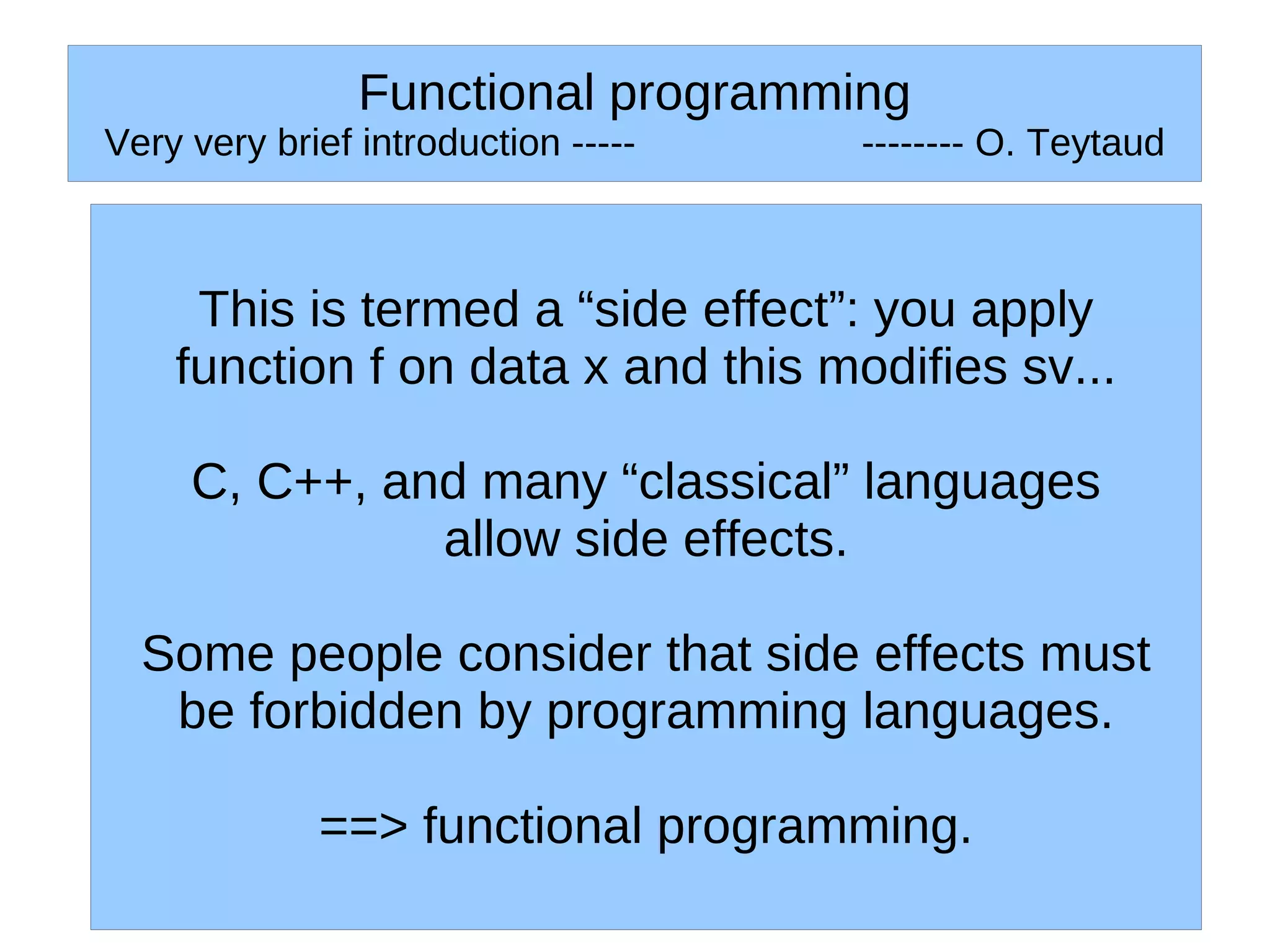 Functional Programming Ppt 4032