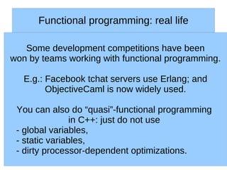 Functional programming | ODP