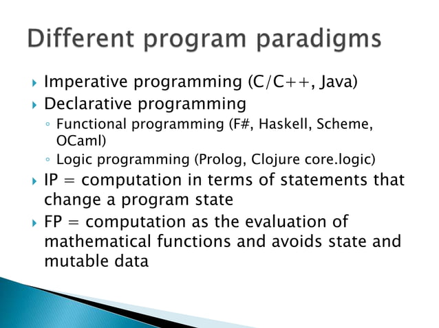 Functional programming | PPTX