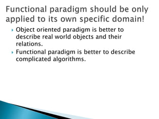 Functional programming | PPTX