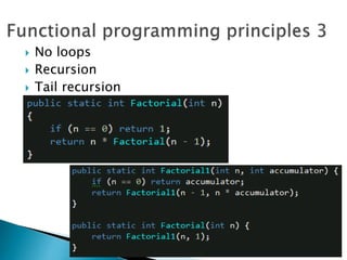 Functional programming | PPTX