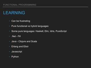 Functional Programming Introduction | PPT