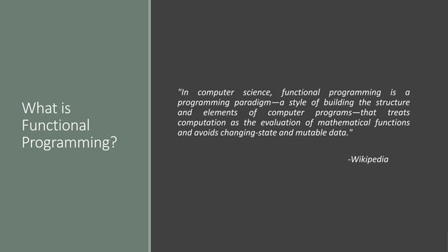 Functional programming | PPTX