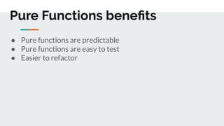 Functional programming 101 | PPT