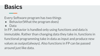 Functional programming 101 | PPT