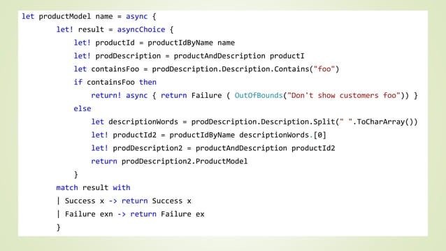 Functional programming for production quality code | PPT