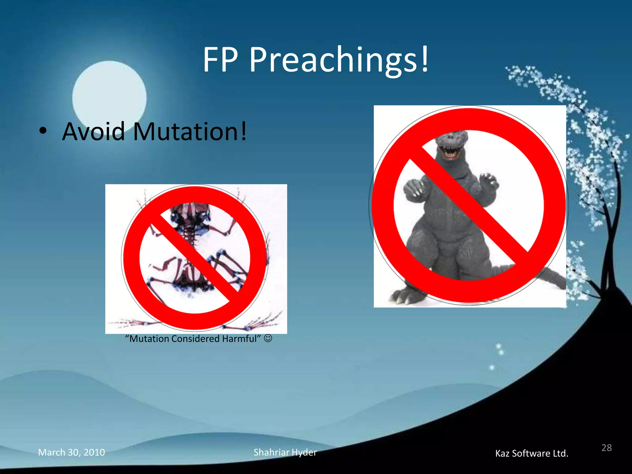 Functional Programming Fundamentals | PPT Functional Programming Fundamentals | PPT