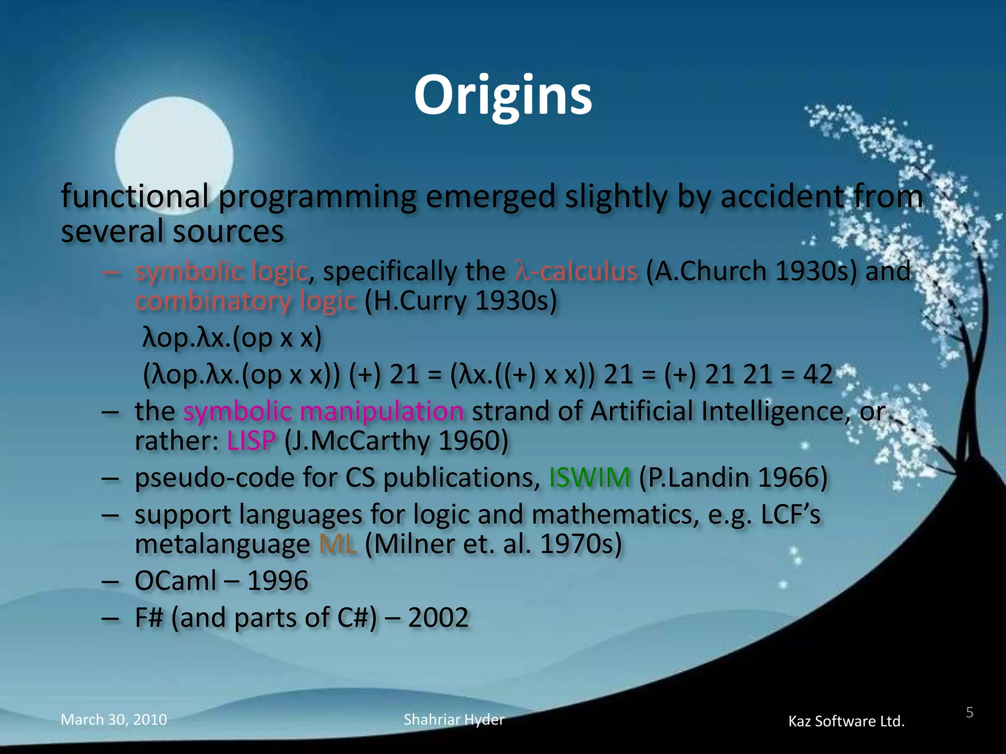 Functional Programming Fundamentals | PPT Functional Programming Fundamentals | PPT