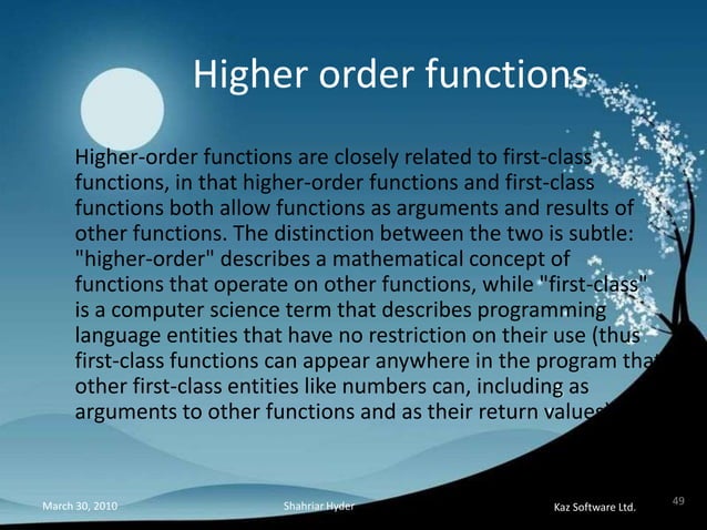 Functional Programming Fundamentals | PPT