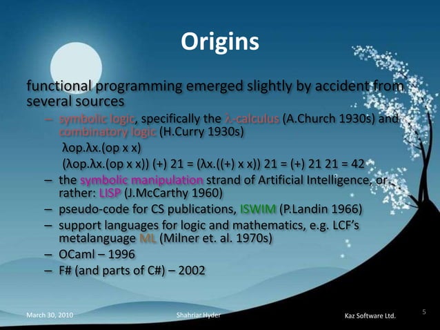Functional Programming Fundamentals | PPT Functional Programming Fundamentals | PPT