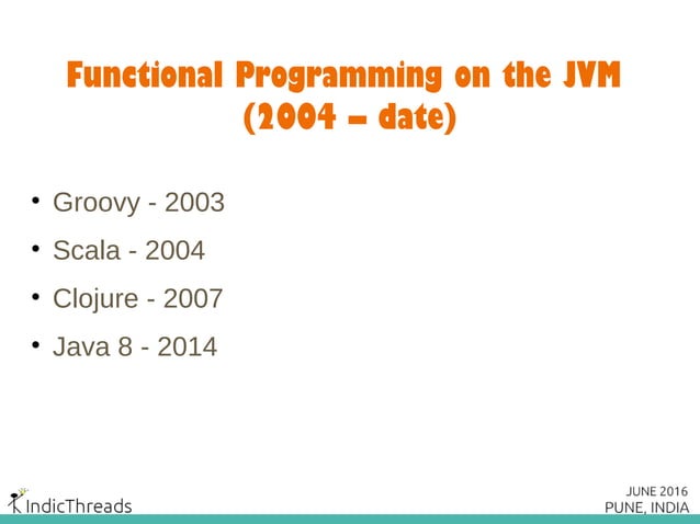 Functional Programming Past Present Future | PPT