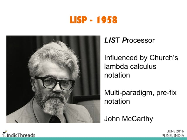 Functional Programming Past Present Future | PPT