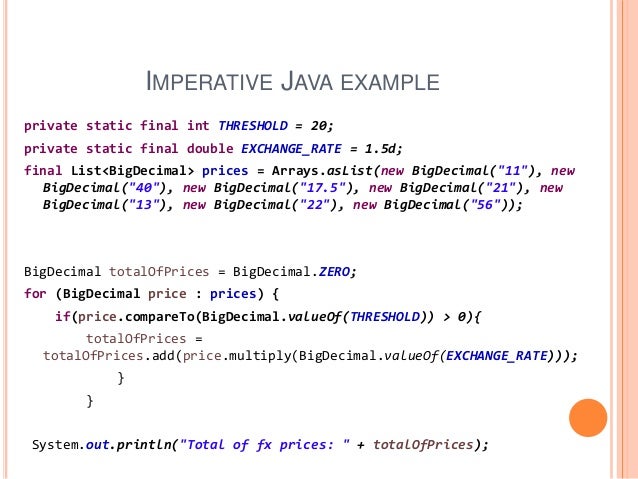 Functional Programming In Java