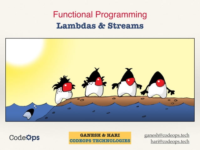 Functional Programming In Java 8 Lambdas And Streams Ppt