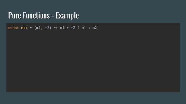 Functional programming in javascript | PPT
