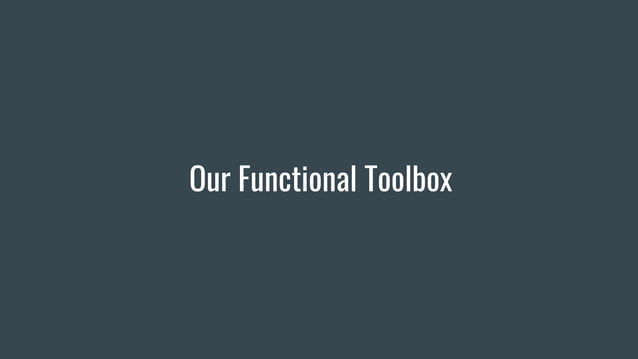 Functional programming in javascript | PPT