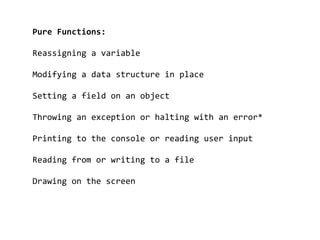 Functional programming in scala | PPT