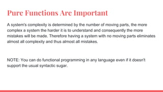 Functional programming is the most extreme programming | PPT