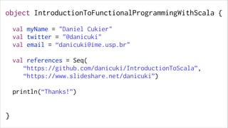 Introduction to Functional Programming with Scala | PDF