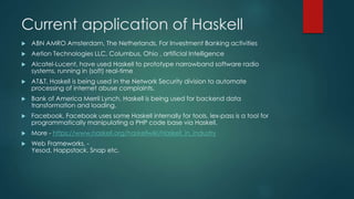 Functional programming seminar (haskell) | PPT