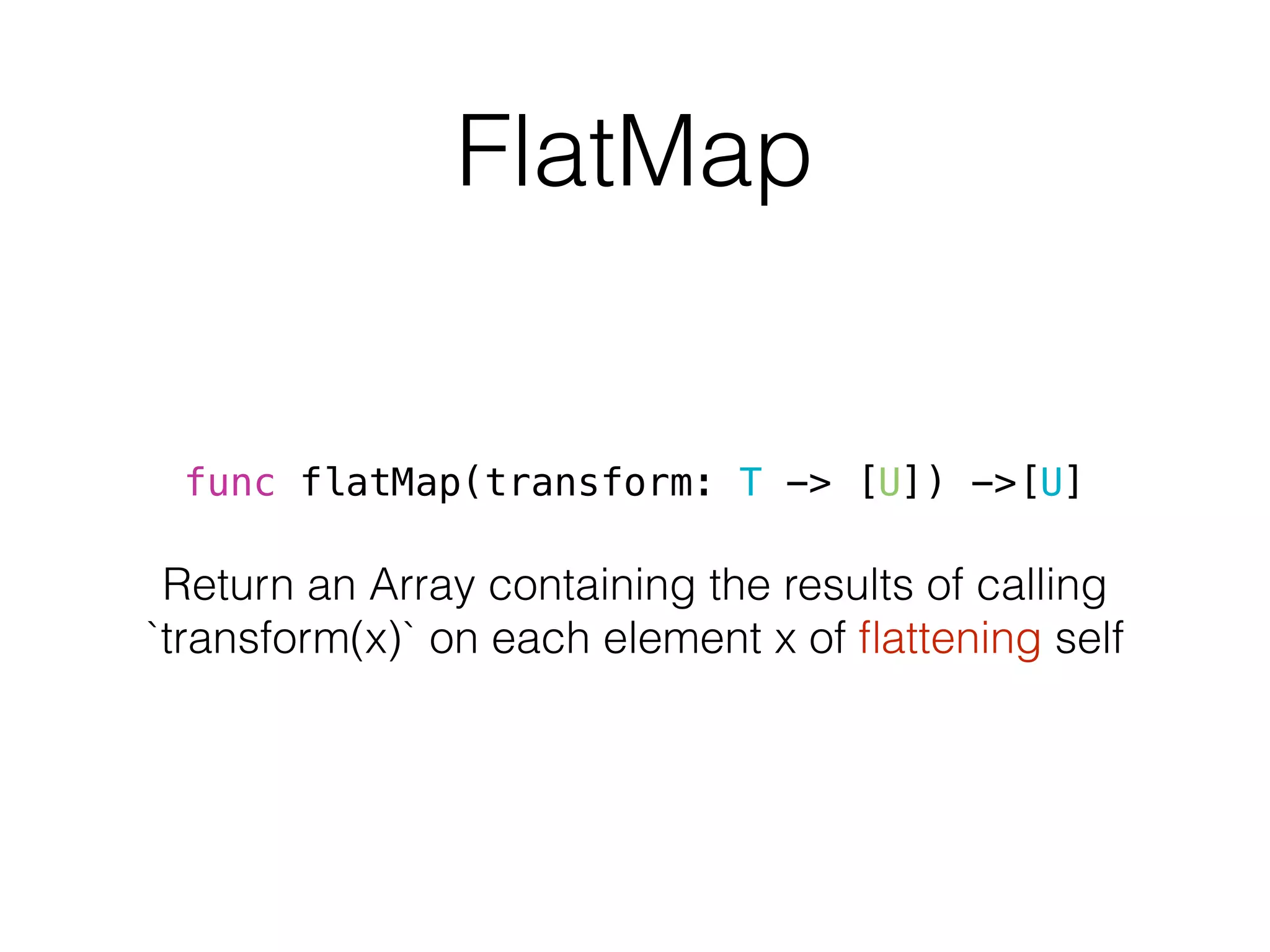 Map, Reduce and Filter in Swift | PPT