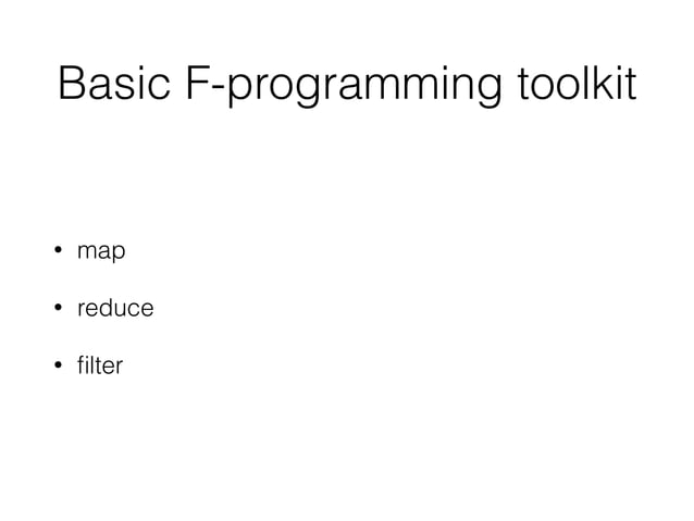 Map, Reduce and Filter in Swift | PPT
