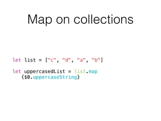 Map, Reduce and Filter in Swift | PPT
