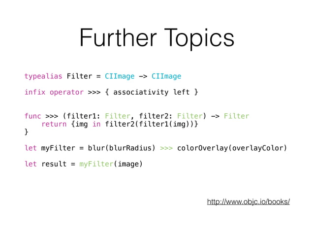 Map, Reduce and Filter in Swift | PPT