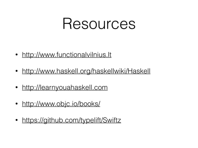 Map, Reduce and Filter in Swift | PPT