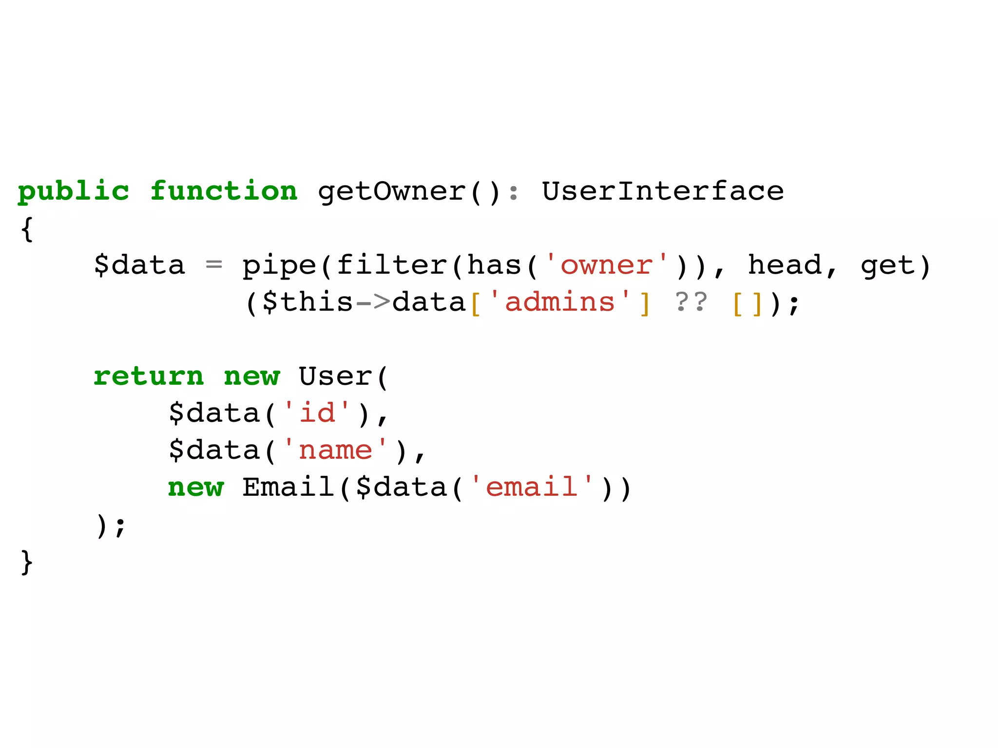 Functional programming with php7 | PPT