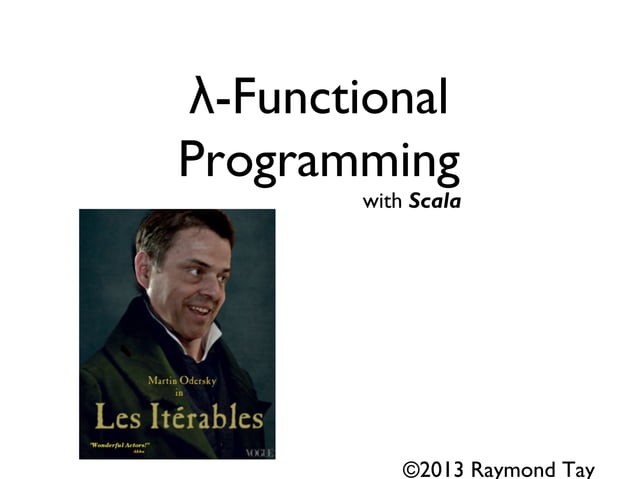 Functional programming with_scala | PPT