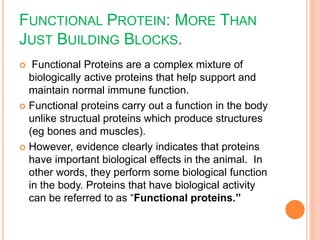 Functional proteins 2 (1) | PPTX