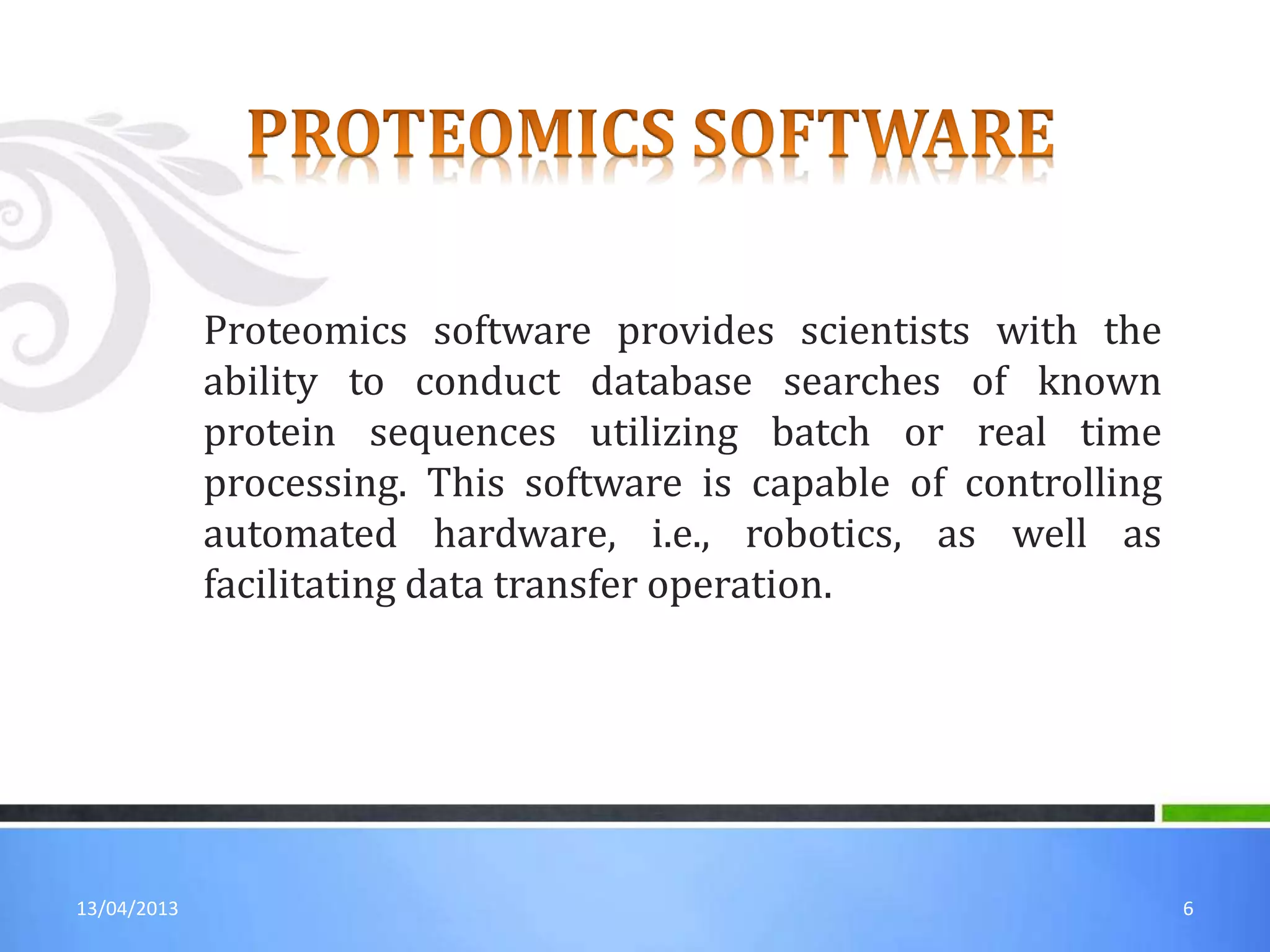 Functional proteomics, and tools | PPTX