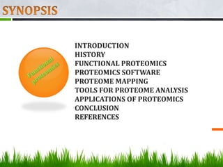 Functional proteomics, and tools | PPTX