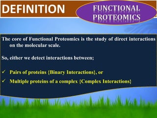 Functional proteomics, methods and tools | PPTX
