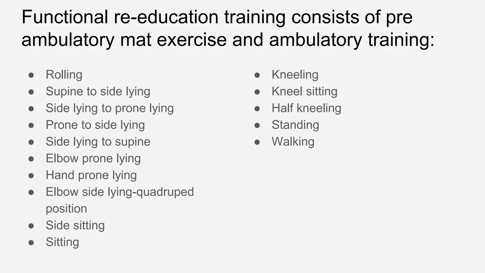 Functional re education by Dr Monica Dhanani | PPTX