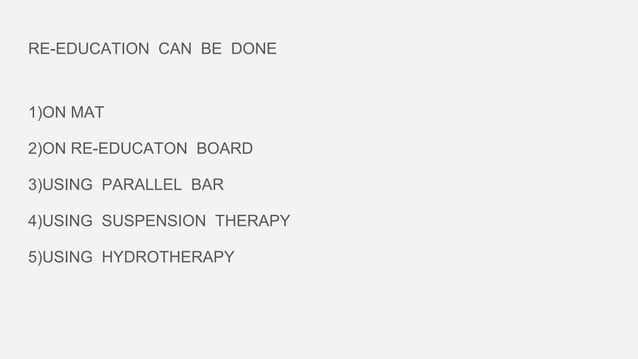 Functional re education by Dr Monica Dhanani | PPTX | Physical Therapy ...