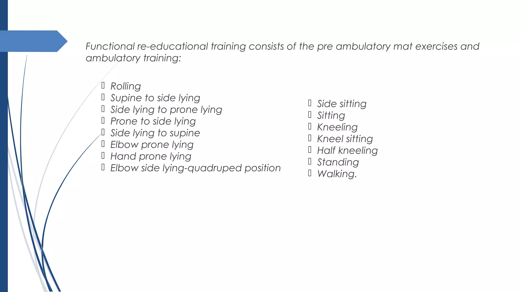 Functional re education - copy | POT
