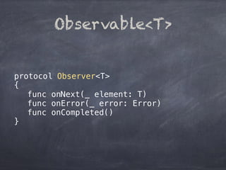 Functional Reactive Programming avec RxSwift | PPT
