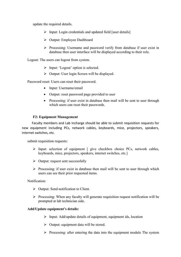 FUNCTIONAL AND NON FUNCTIONAL REQUIREMENT | PDF