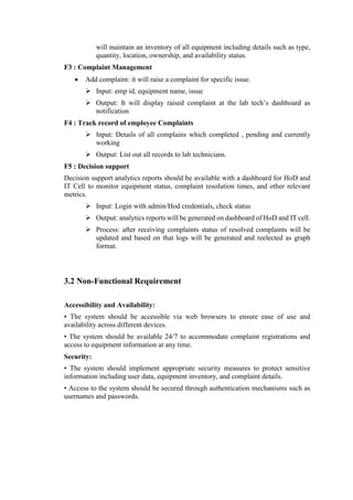FUNCTIONAL AND NON FUNCTIONAL REQUIREMENT | PDF